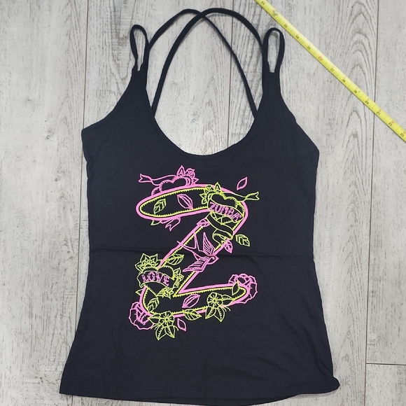 Zumba Fitness | Tops | Zumba Fitness Black Tank With Vibrant Pink And ...